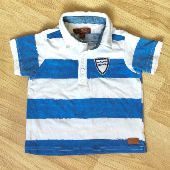 7 For All Mankind | Shirts & Tops | Euc 7 For All Mankind Baby Boy Polo ...